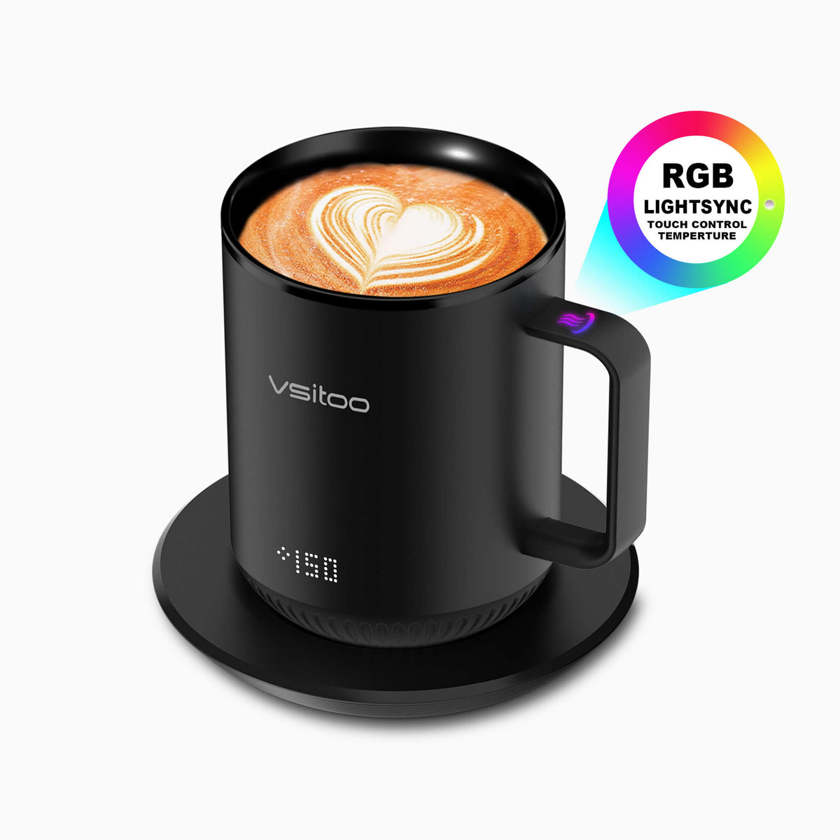VSITOO S3 Self Warming Mug for Self Heating Coffee | Smart Mug