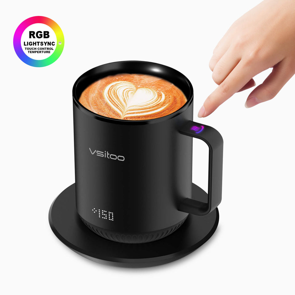 VSITOO S3 Self Warming Mug for Self Heating Coffee | Smart Mug